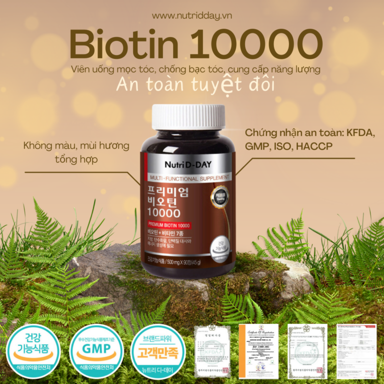 Biotin là gì? Tất tần tật những điều bạn cần biết về biotin - Nutri D-Day